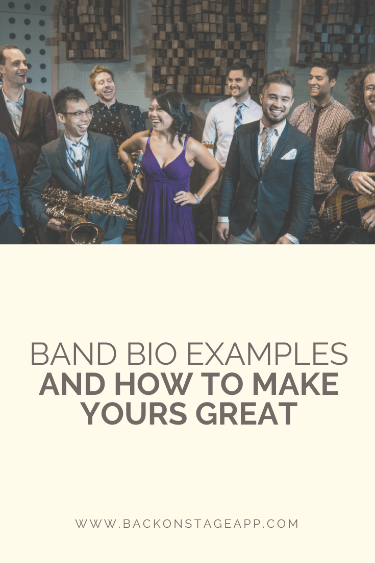 10 Band Bio Examples and How to Make Yours Great | Back On Stage